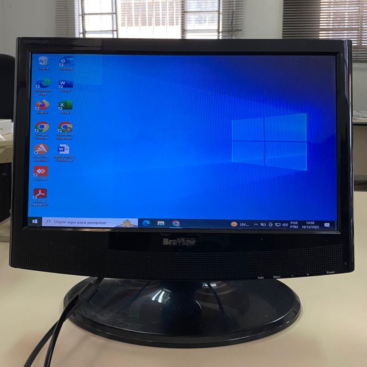 Monitor Braview 15 Polegadas Excelente Estado | Computador Desktop Braview Usado 80093173 | enjoei