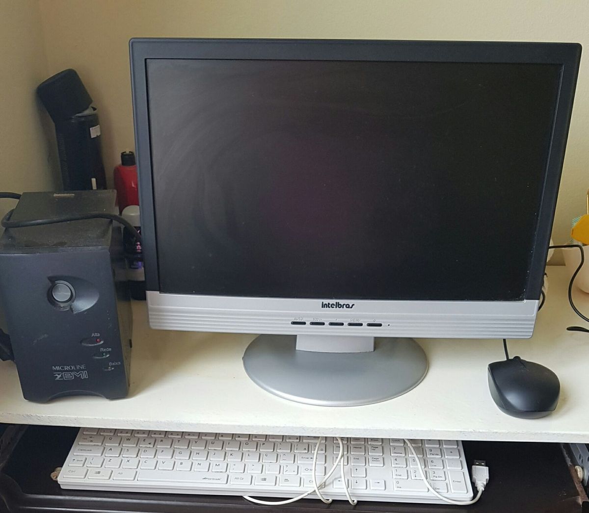 Monitor, Cpu ,teclado e Mouse. | Computador Desktop Intelbras Usado ...