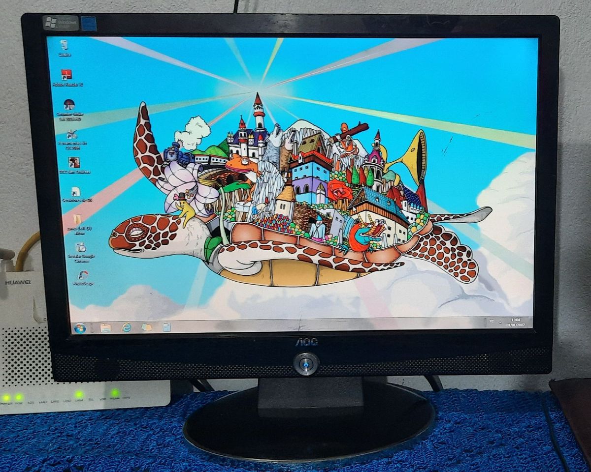 Monitor Lcd Aoc 17 Polegadas | TV e Display Aoc Usado 75167943 | enjoei
