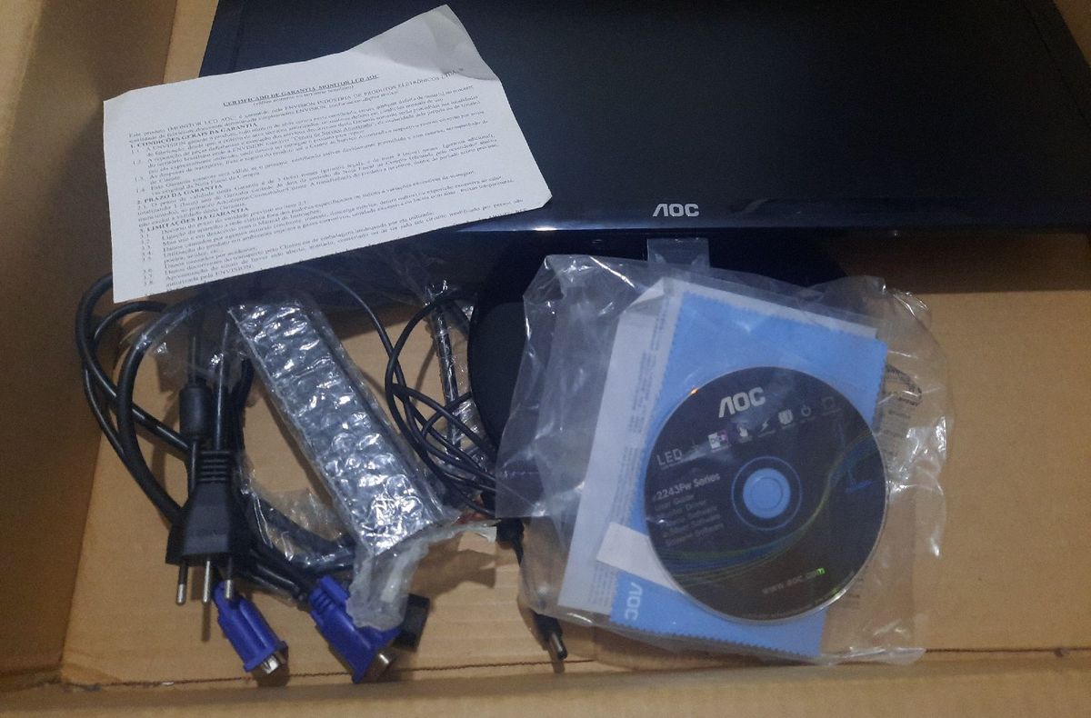 Monitor Led Aoc E2243fwk 21,5 | Computador Desktop Aoc Usado 85580636 ...