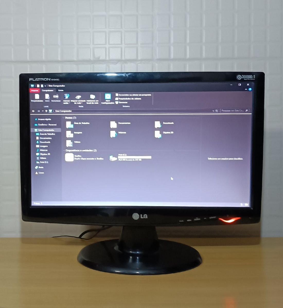 Monitor Lg 19 Polegadas Bivolt | Item Info & Eletro Lg Usado 116715935 ...