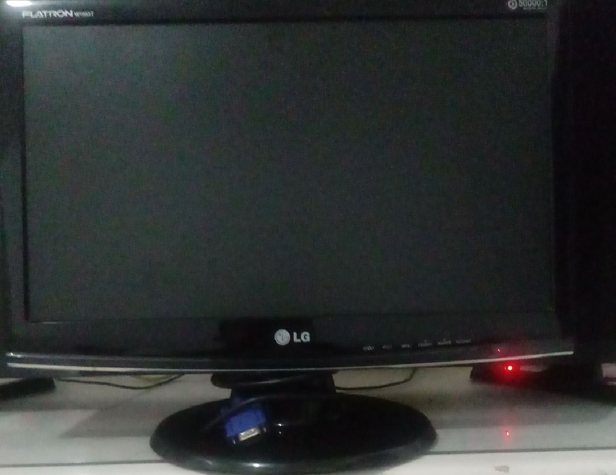 Monitor Lg Flatron 19 Polegadas | Eletrodoméstico Monitor Lg Flatron W1953t C Barra Base Mais ...