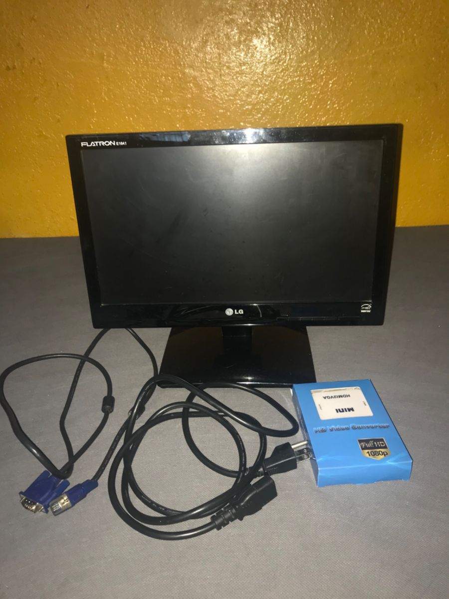 Monitor Lg Flatron, E1641, 15.6 Polegadas, Led. | TV e Display Lg Usado 83724615 | enjoei