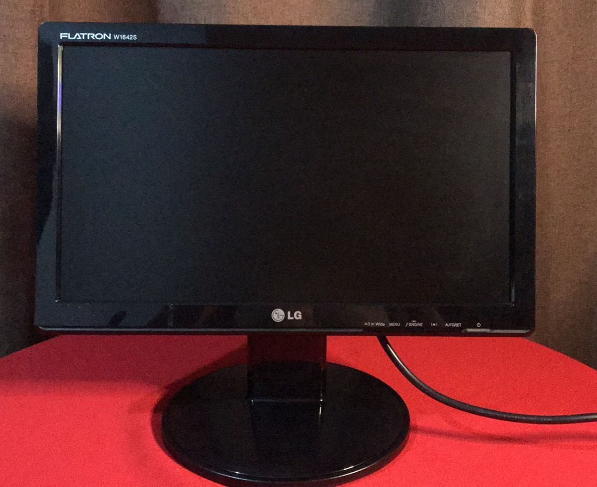 Monitor Lg W 1642s Lcd 15.6 Resolução Wvga Modelo Flatron | TV e ...