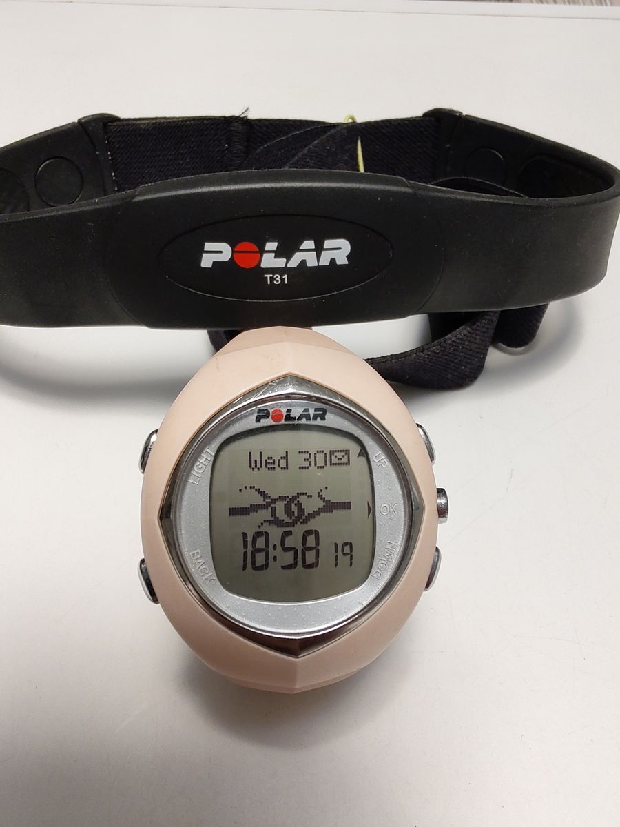 Monitor Polar Modelo F6 Completo com Cinta e Funcionando. Pouco Uso e ...