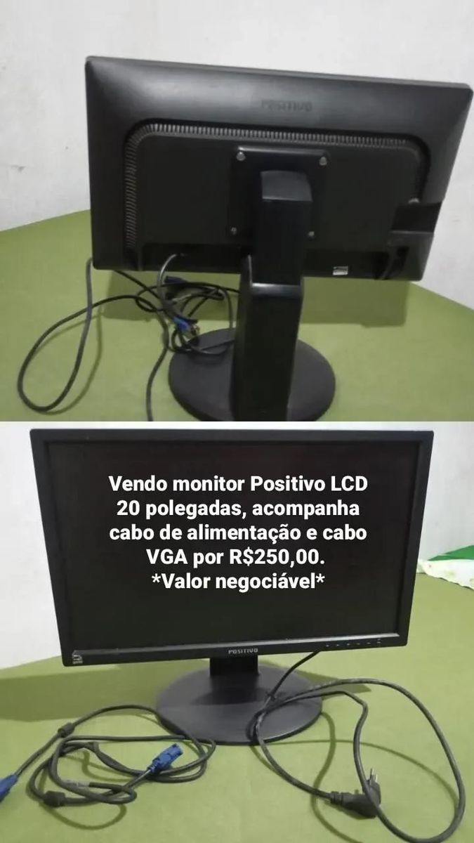 Monitor Positivo | Item Info & Eletro Positivo. Usado 107086658 | enjoei