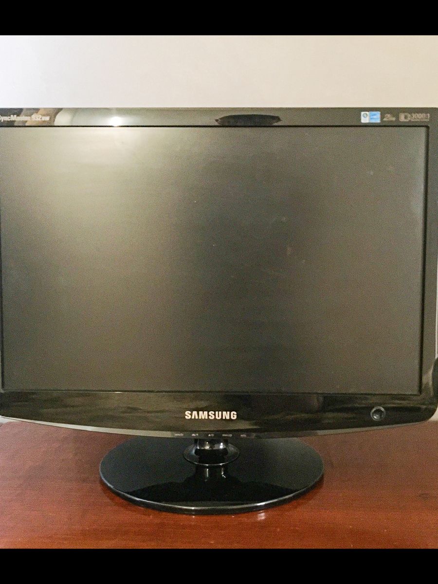 Monitor Samsung 15 Lcd Preto | Computador Desktop Samsung Usado ...