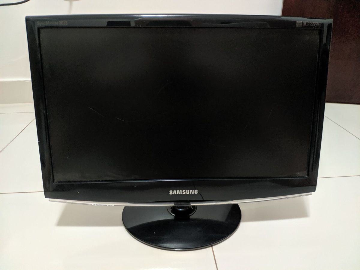Monitor Samsung 20" Lcd | Móvel p/ Casa Samsung Usado 49258523 | enjoei