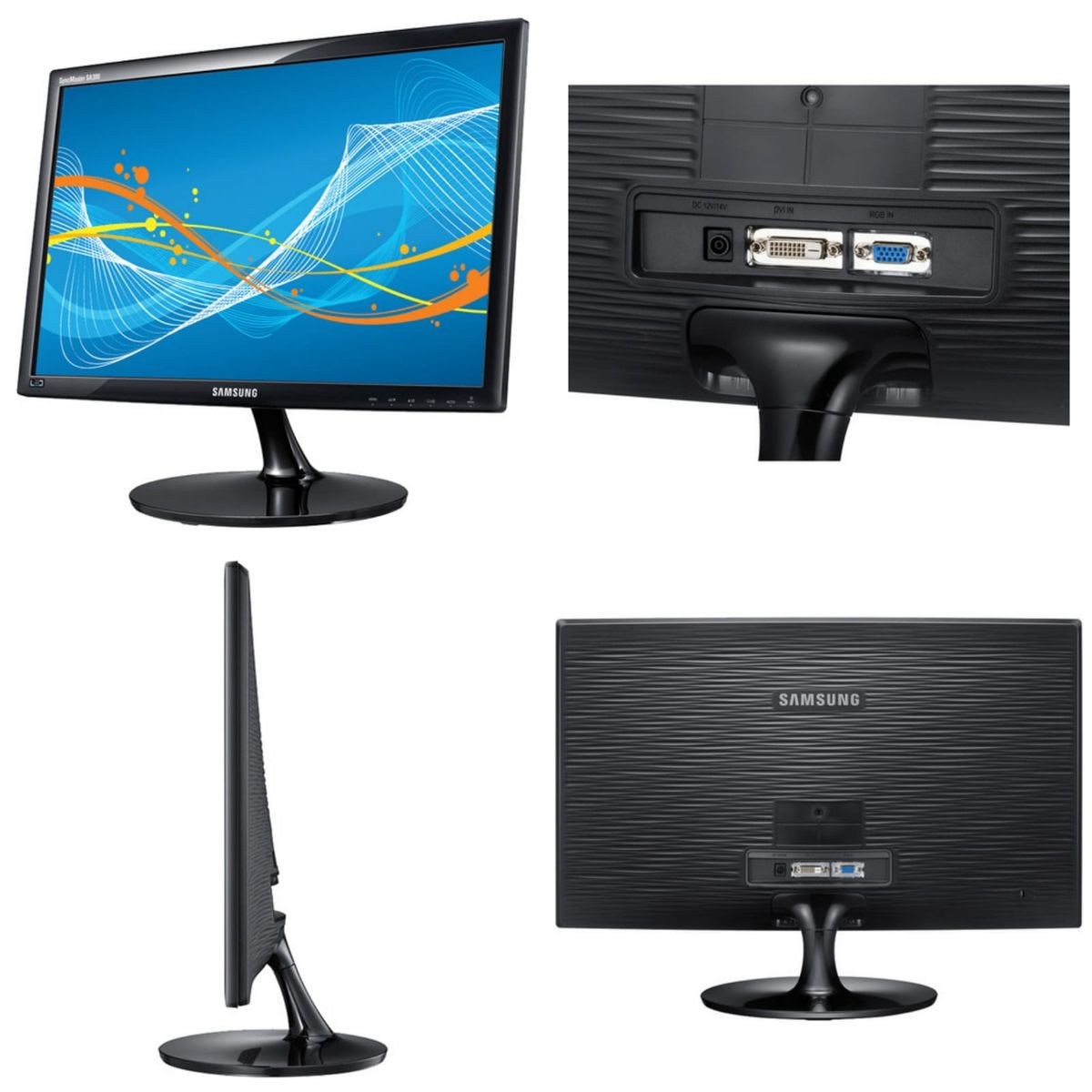 Monitor Samsung 20 Polegadas Preto Syncmastersa300 Modelo S20a300b | TV e Display Samsung Usado ...