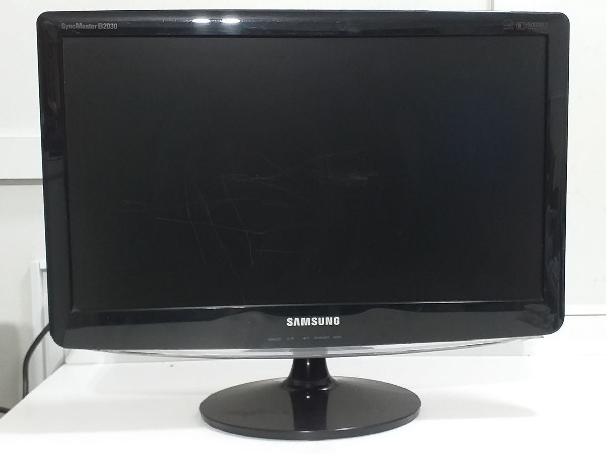 Monitor Samsung 20 Polegadas, Usado, Riscado em Bom Estado | TV e ...