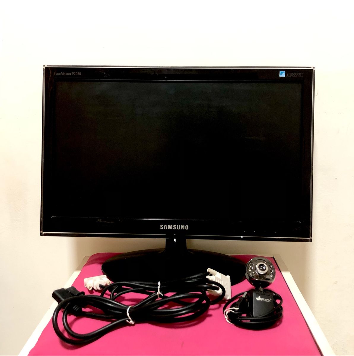 Monitor Samsung + Cabos e Webcam | Computador Desktop Samsung Usado ...