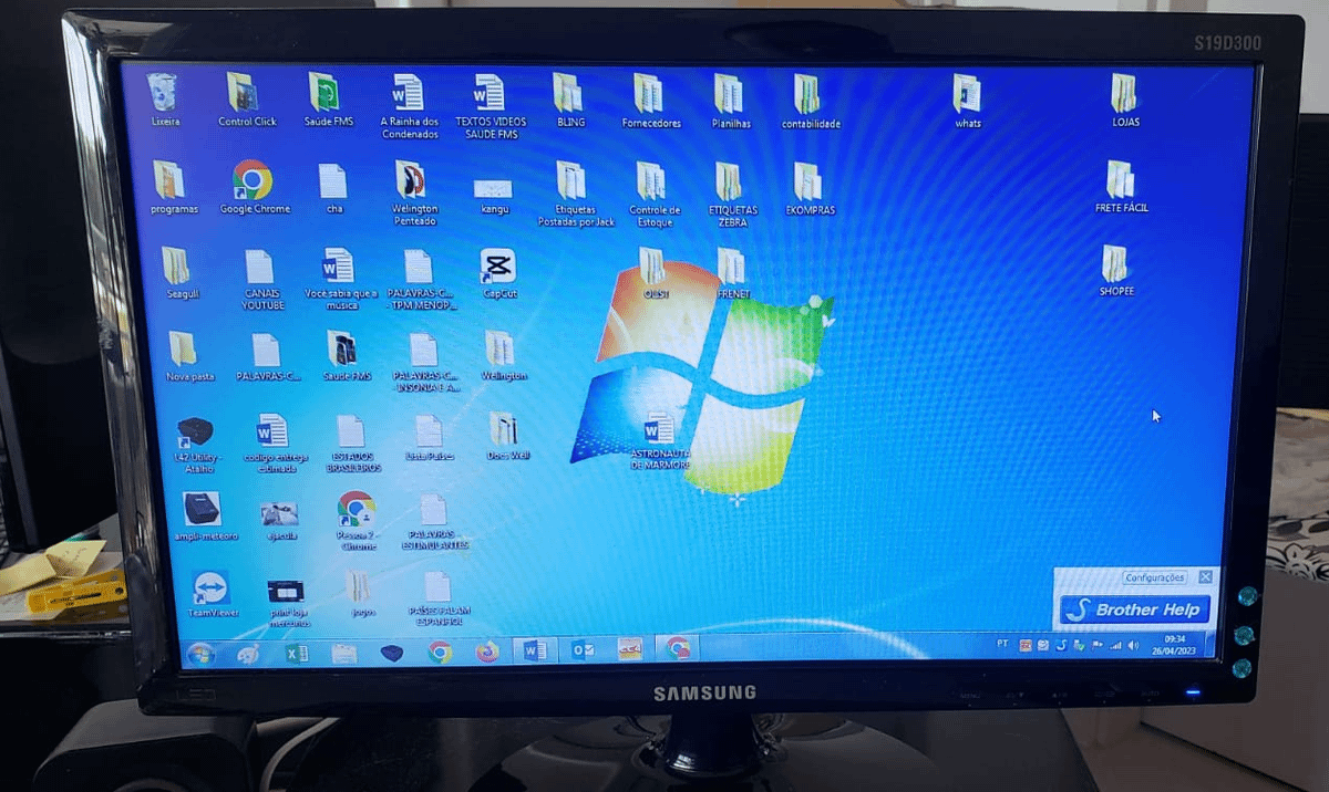 Monitor Samsung Led 18,5 S19d300 (com Hdmi) | Computador Desktop ...