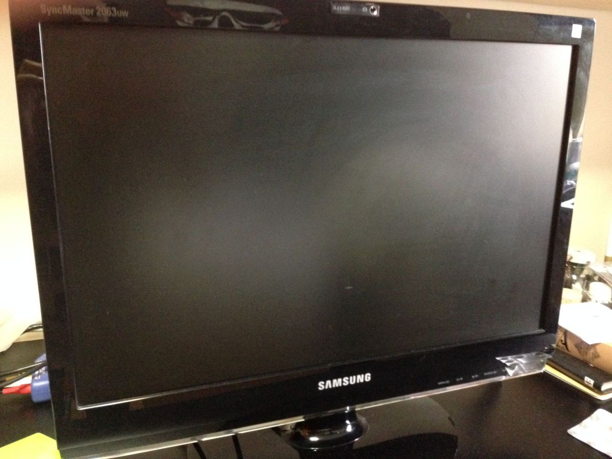 Monitor Syncmaster 2063uw 20'' | TV e Display Samsung Usado 2233895 ...