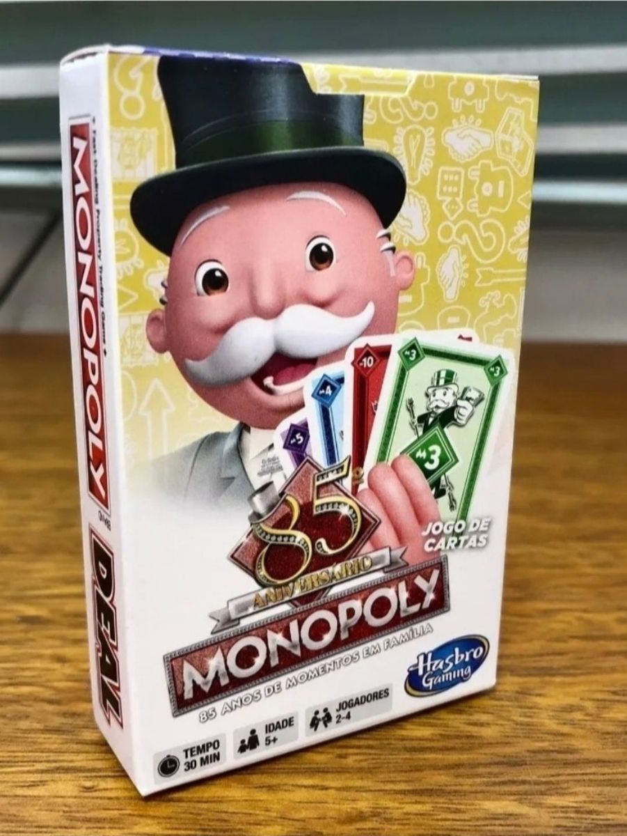Monopoly Deal Cartas | Produto Masculino Hasbro Nunca Usado 103576545 ...