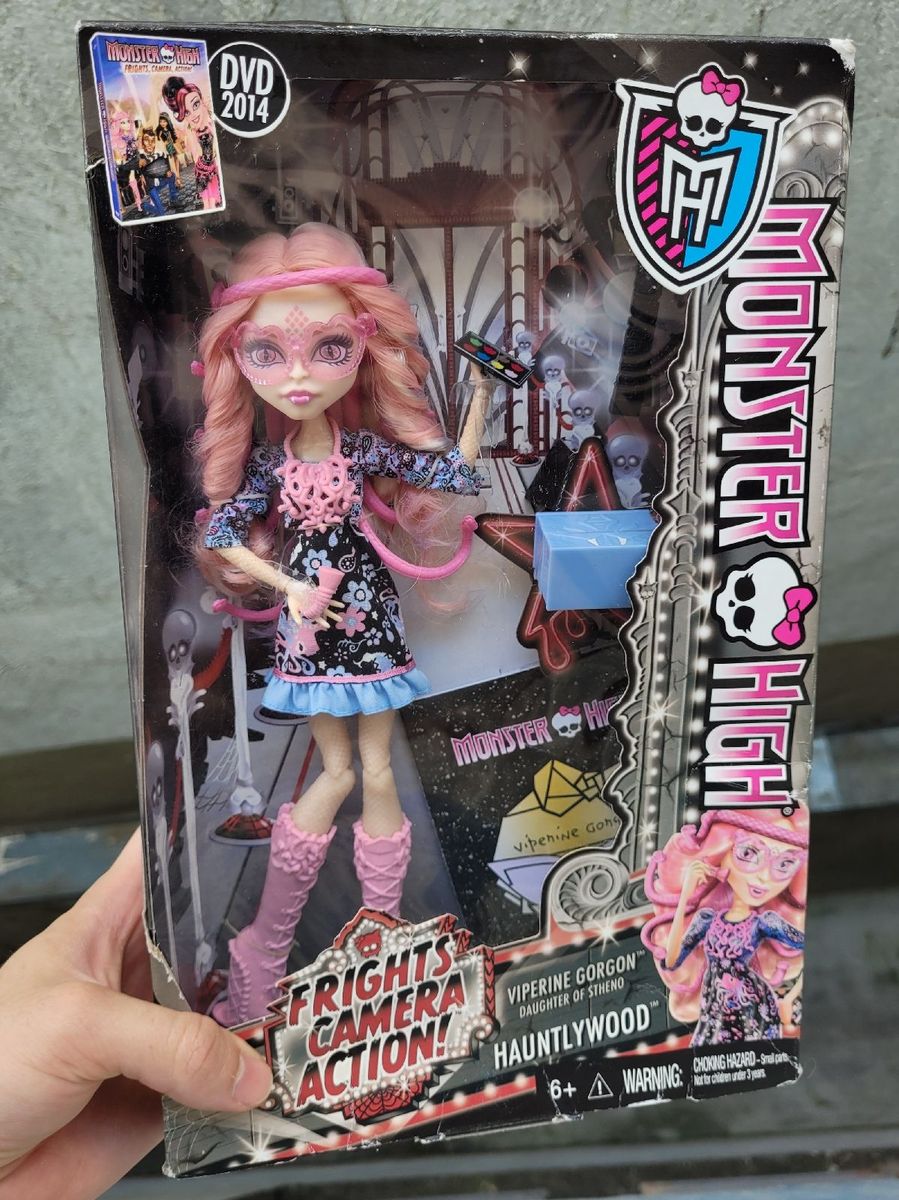 Monster High Boneca Viperine Gorgon Lacrada | Brinquedo Mattel Nunca ...