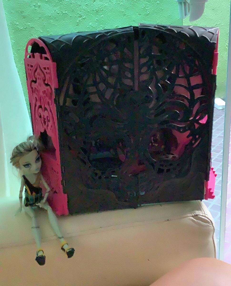 Monster High Casa Dj Mas Boneca Monster Frankie Stein | Brinquedo Usado ...
