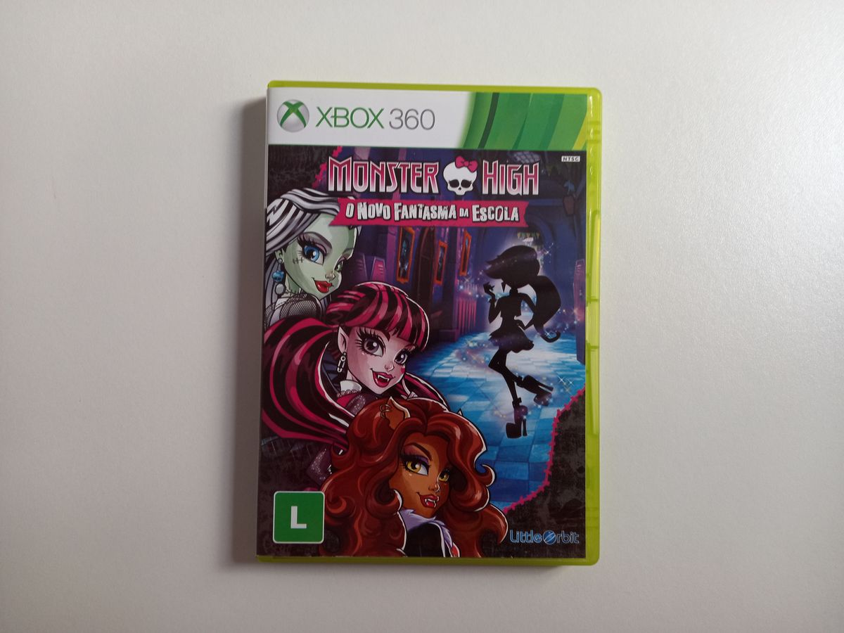 Monster High O Novo Fantasma da Escola Original Xbox 360 Físico | Jogo ...