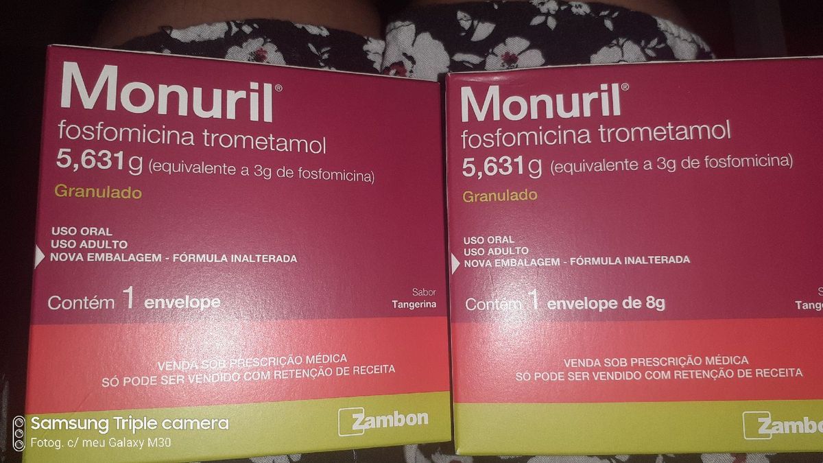 Monuril Fosfomicina Trometamol , Sachê | Cacareco Zambon Nunca Usado ...