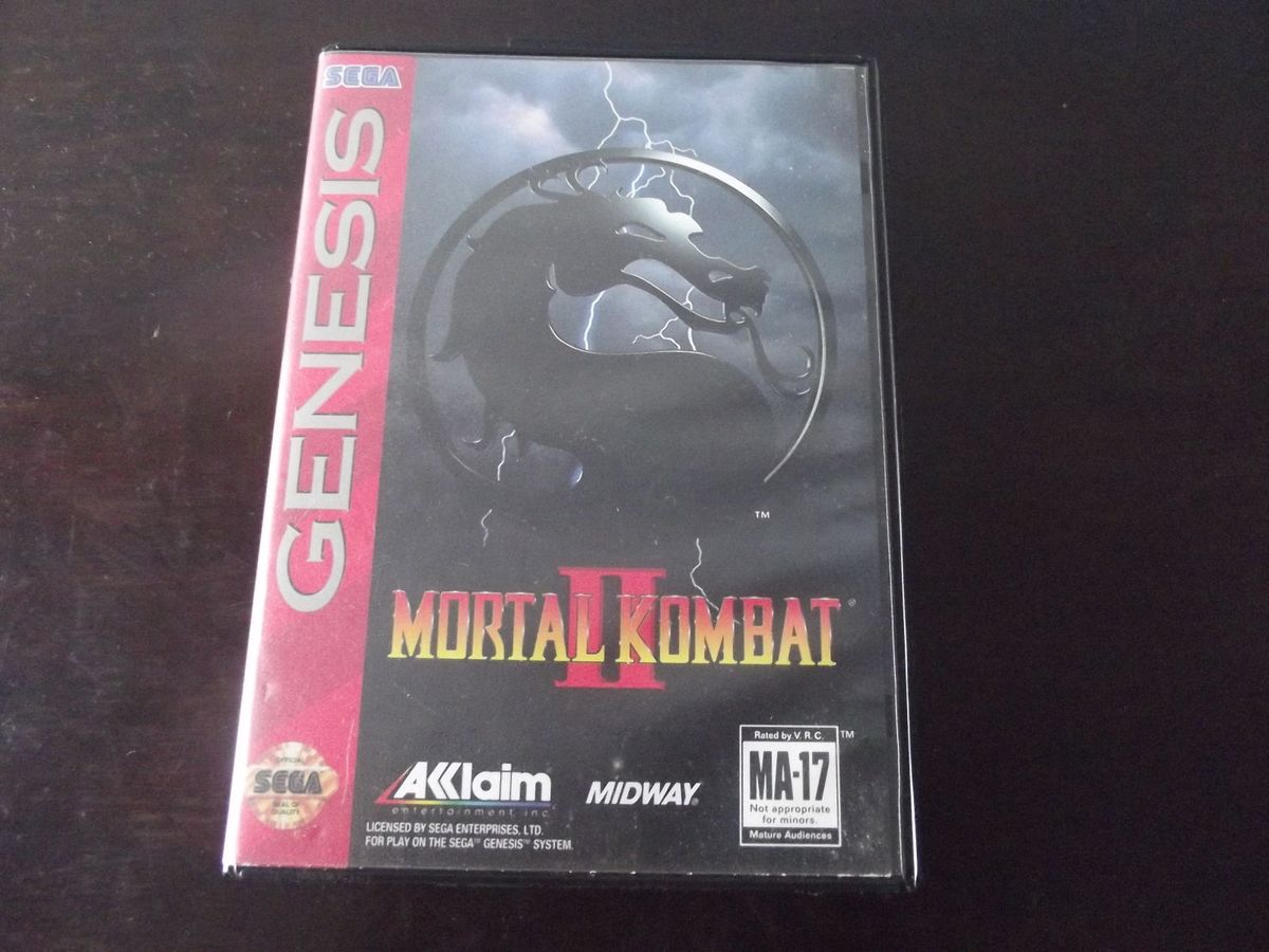 Mortal Kombat 2 Completo para Mega Drive | Jogo de Videogame Sega Usado ...