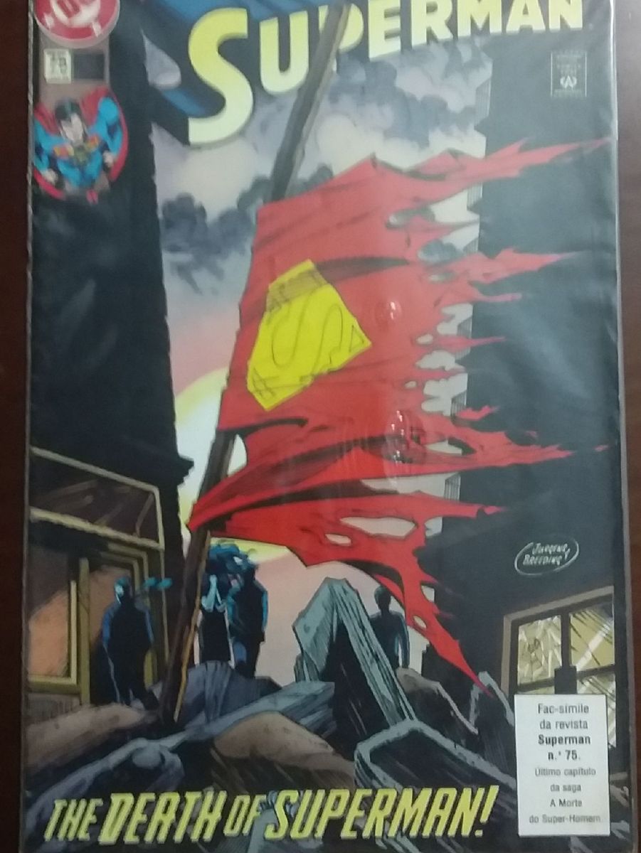 Morte Superman Fac-simile em Inglês | Livro Dc Comics Usado 80624784 ...