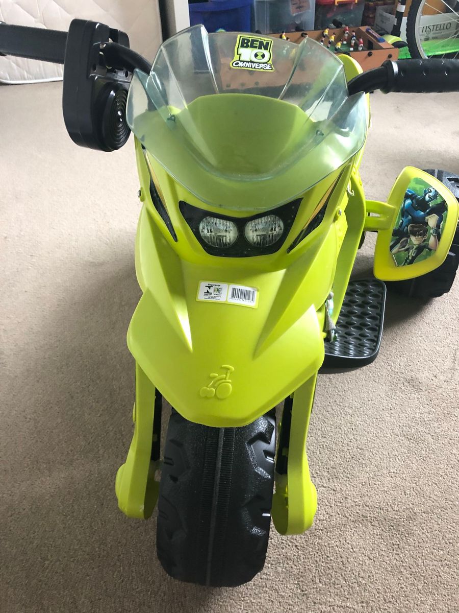 Moto Elétrica Bandeirante Ben 10 | Brinquedo Bandeirantes Usado ...