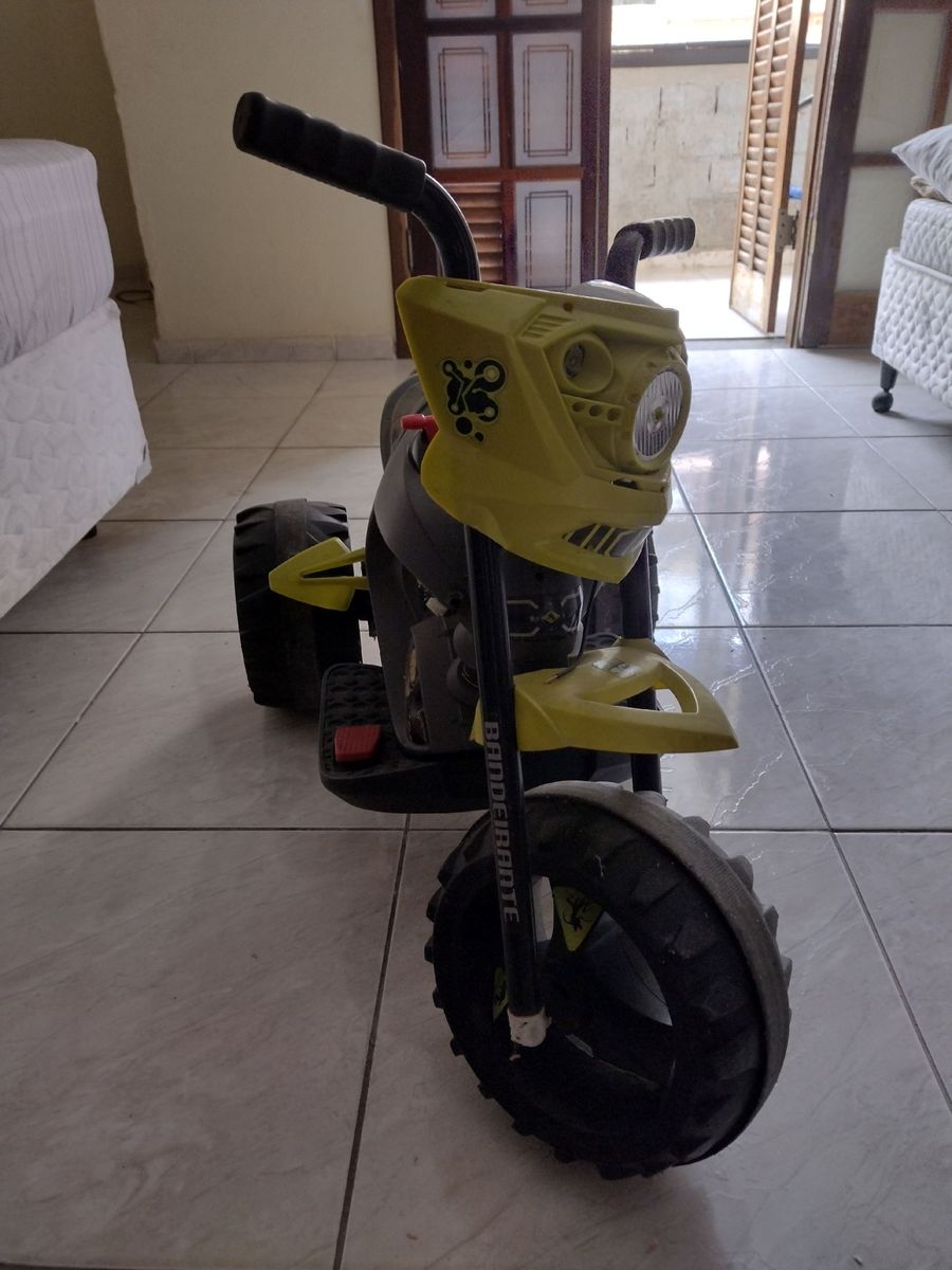 Moto Elétrica do Ben 10 Zx Cross | Carrinho de Bebê Bandeirantes Usado ...