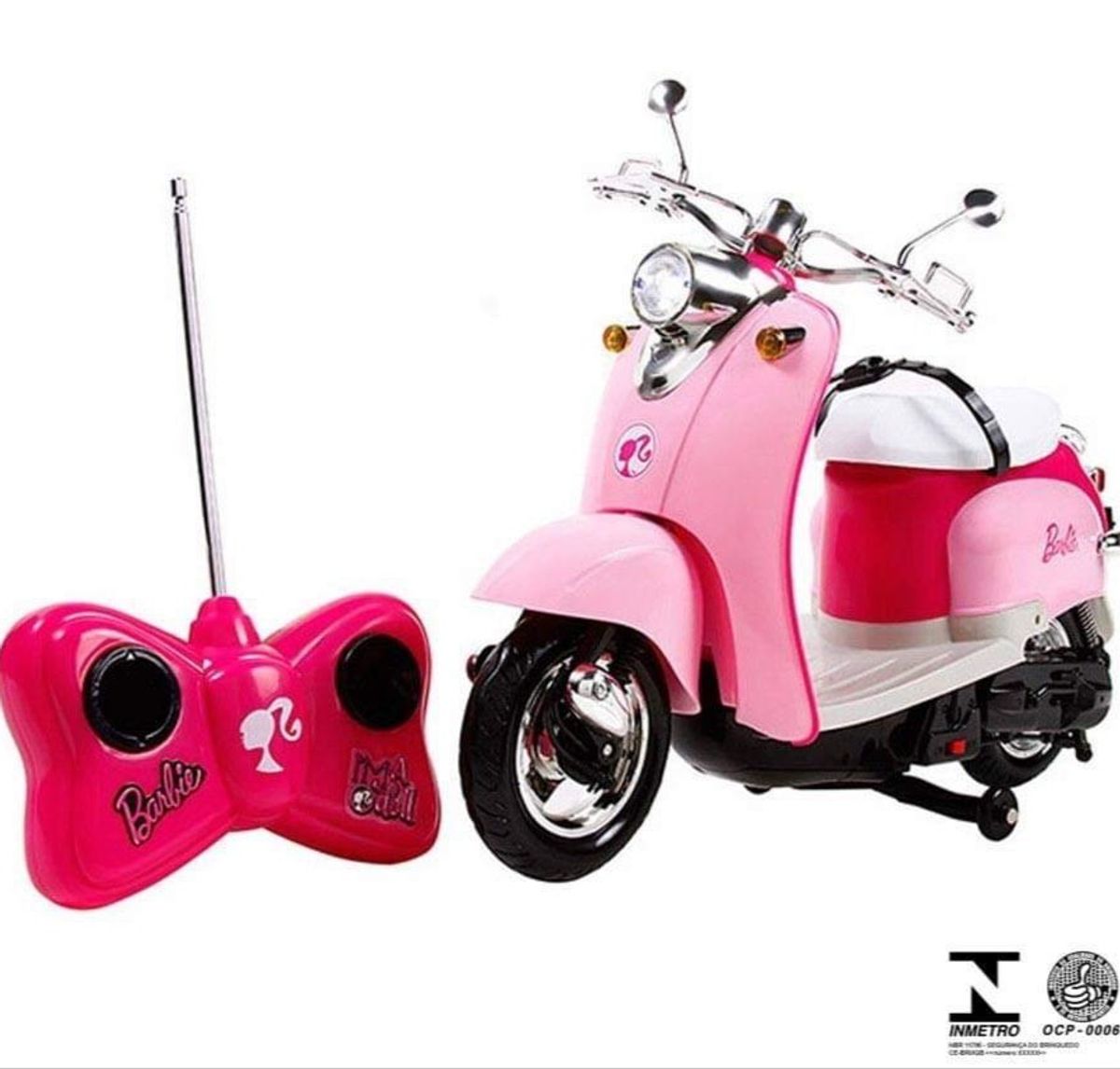 Moto Scooter da Boneca Barbie com Controle Remoto | Brinquedo Barbie ...