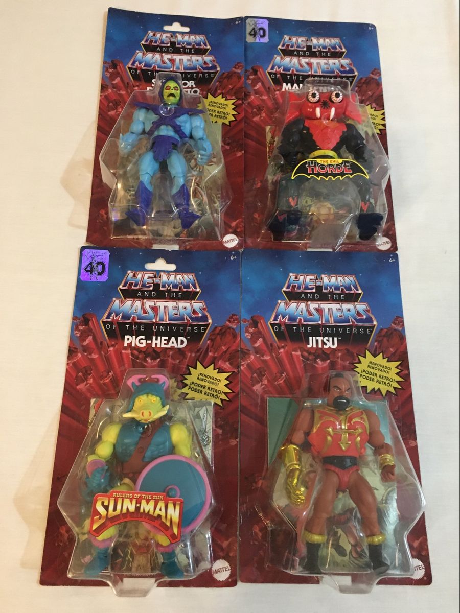 Motu Origins Skeletor Mantenna Jitsu Pig-head Mattel He-man | Brinquedo ...