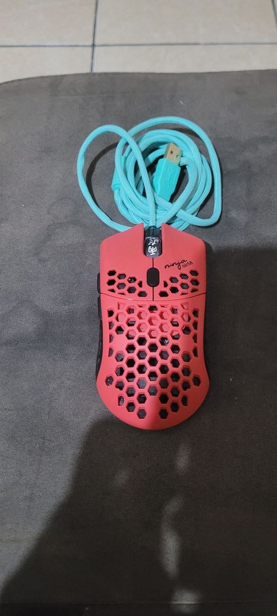 Mouse Finalmouse Air58 Ninja Cherry Blossom Red + Caixa | Mouse p ...