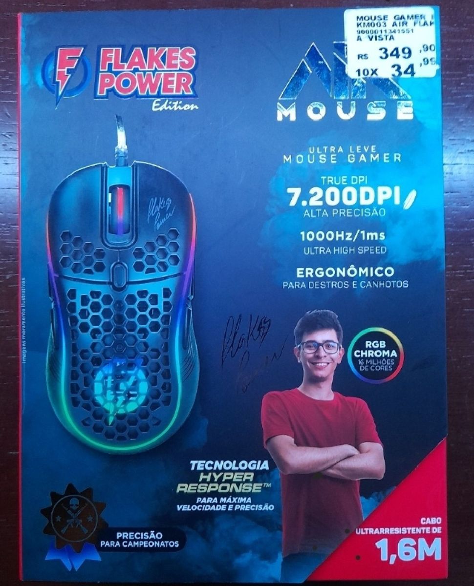 Mouse Gamer Flakes Power | Mouse p/ Computador Air Nunca Usado 77261322 ...