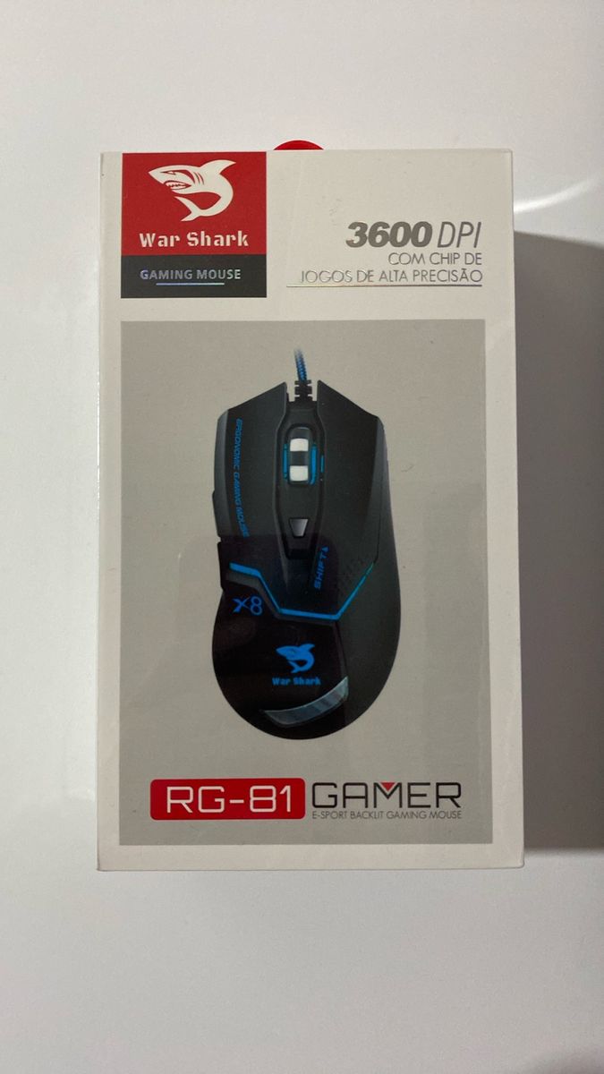 Mouse Gamer Rgb | Mouse p/ Computador War Shark Nunca Usado 94039468 ...