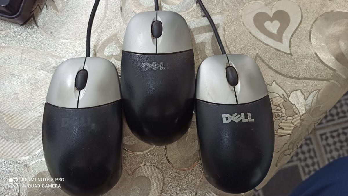 Mouse Marca Dell com Cabo Usb | Mouse p/ Computador Dell Usado 58050574 ...