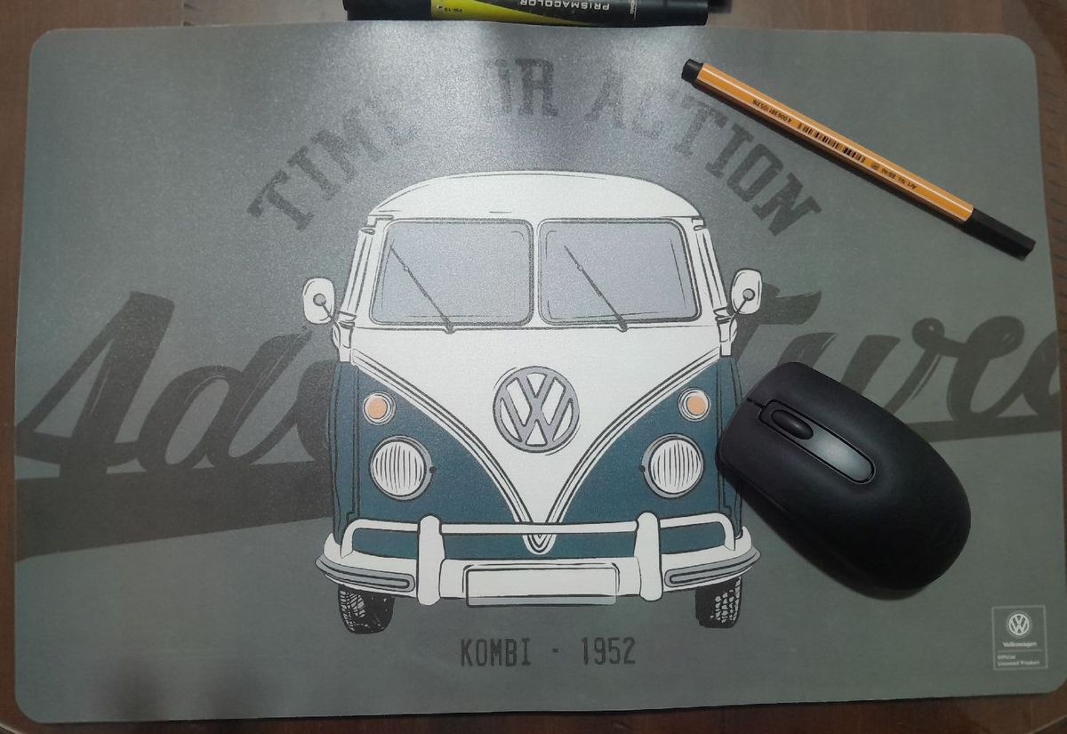 Mouse Pad Gigante Kombi 1952 Volkswagen | Móvel p/ Casa Volkswagen ...