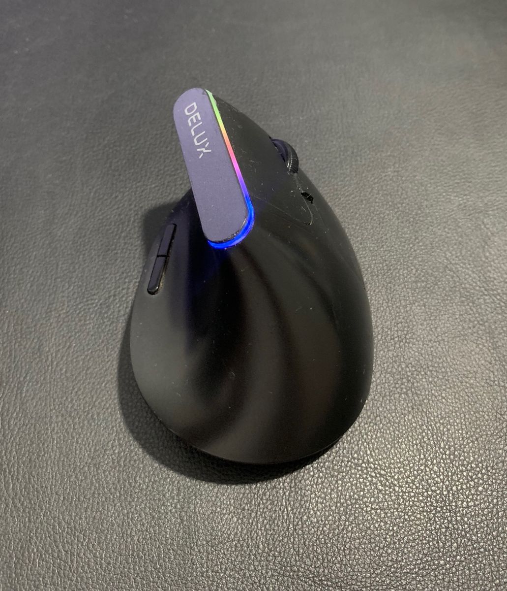 Mouse Vertical Delux Ergométrico | Mouse p/ Computador Delux Usado ...