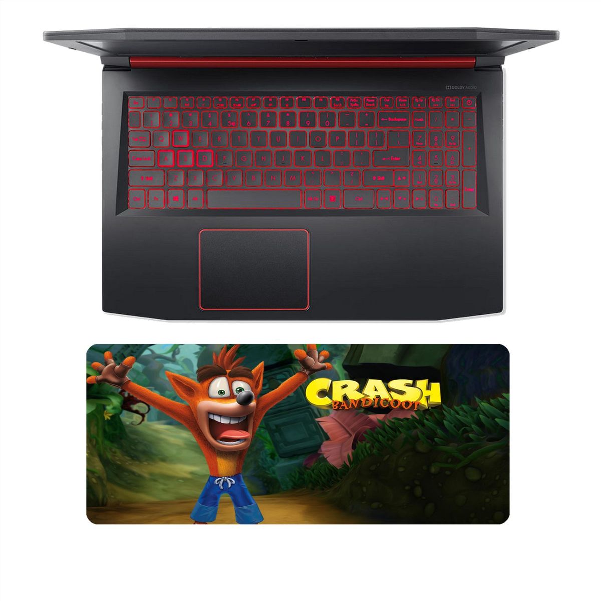 Mousepad Gamer Crash Bandicoot 17x40 | Mouse p/ Computador Nunca Usado ...