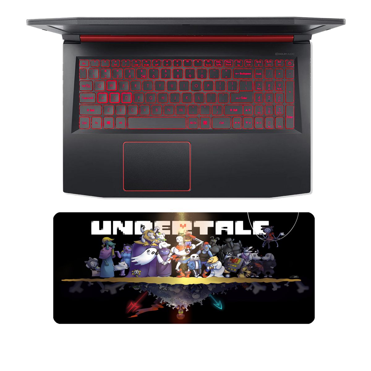 Mousepad Grande Gamer Undertale 17x40 | Mouse p/ Computador Nunca Usado ...