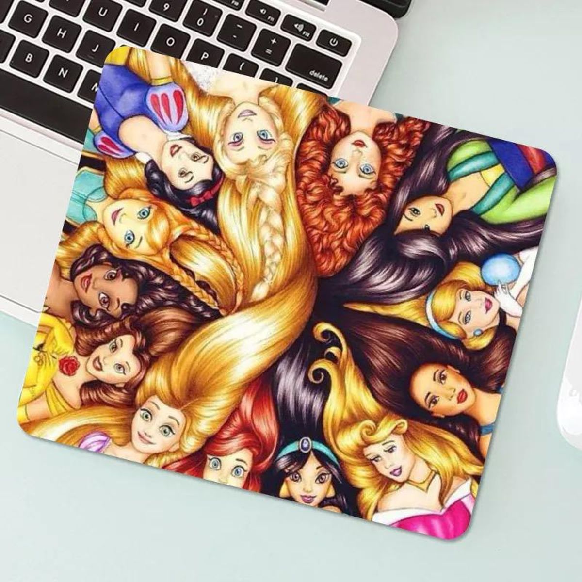 Mousepad - Princesas Disney | Mouse p/ Computador Nunca Usado 47906470 ...