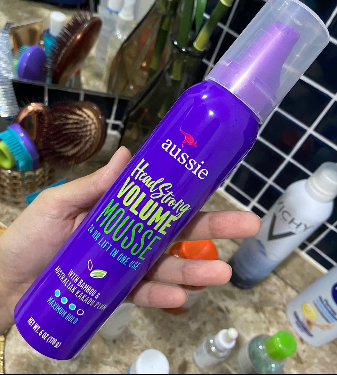 Mousse Fixador Aussie | Produto p/ Cabelos Feminino Aussie Nunca Usado ...