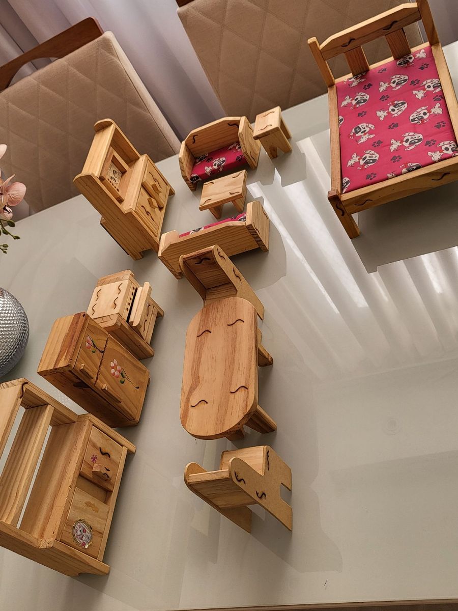 Móveis Madeira para Barbie | Produto Feminino Móveis De Madeira Para ...