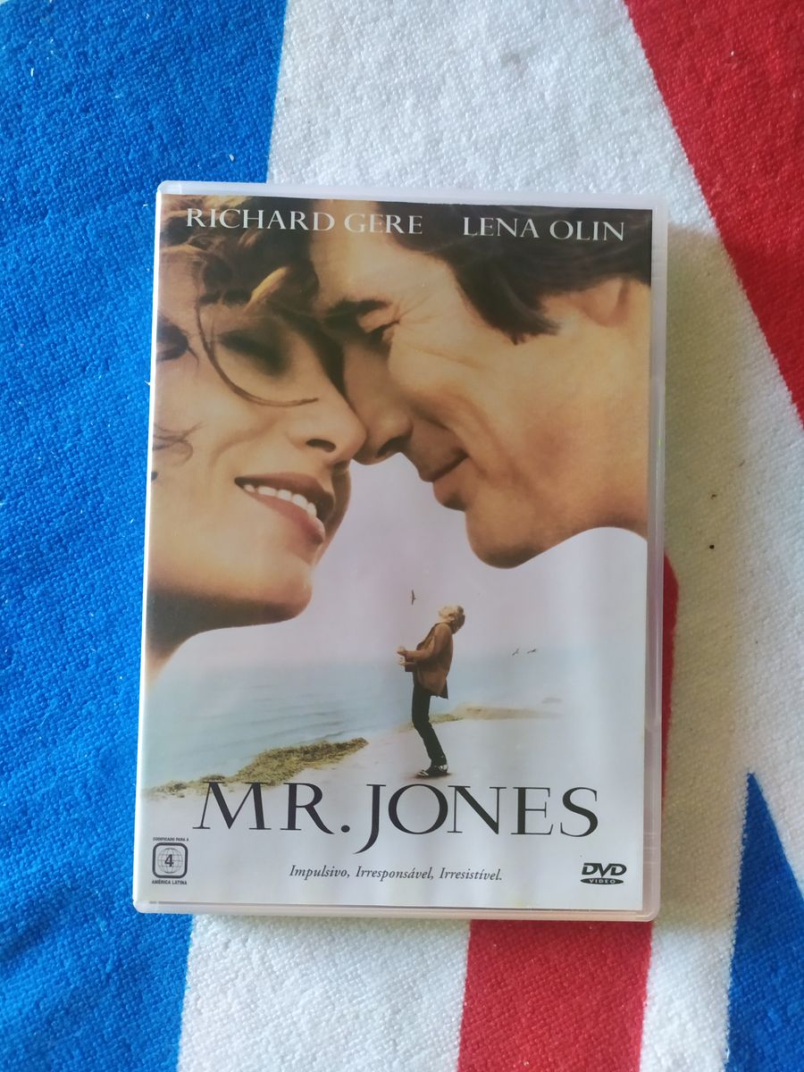 Mr. Jones Richard Gere | Filme e Série Dvd Usado 87000876 | enjoei