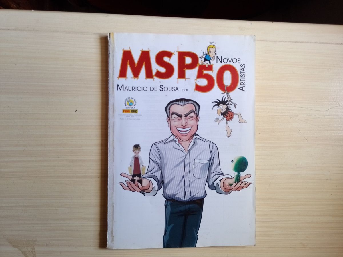 Msp 50 Novos Artistas - Mauricio de Sousa | Livro Panini Usado 99589064 | enjoei