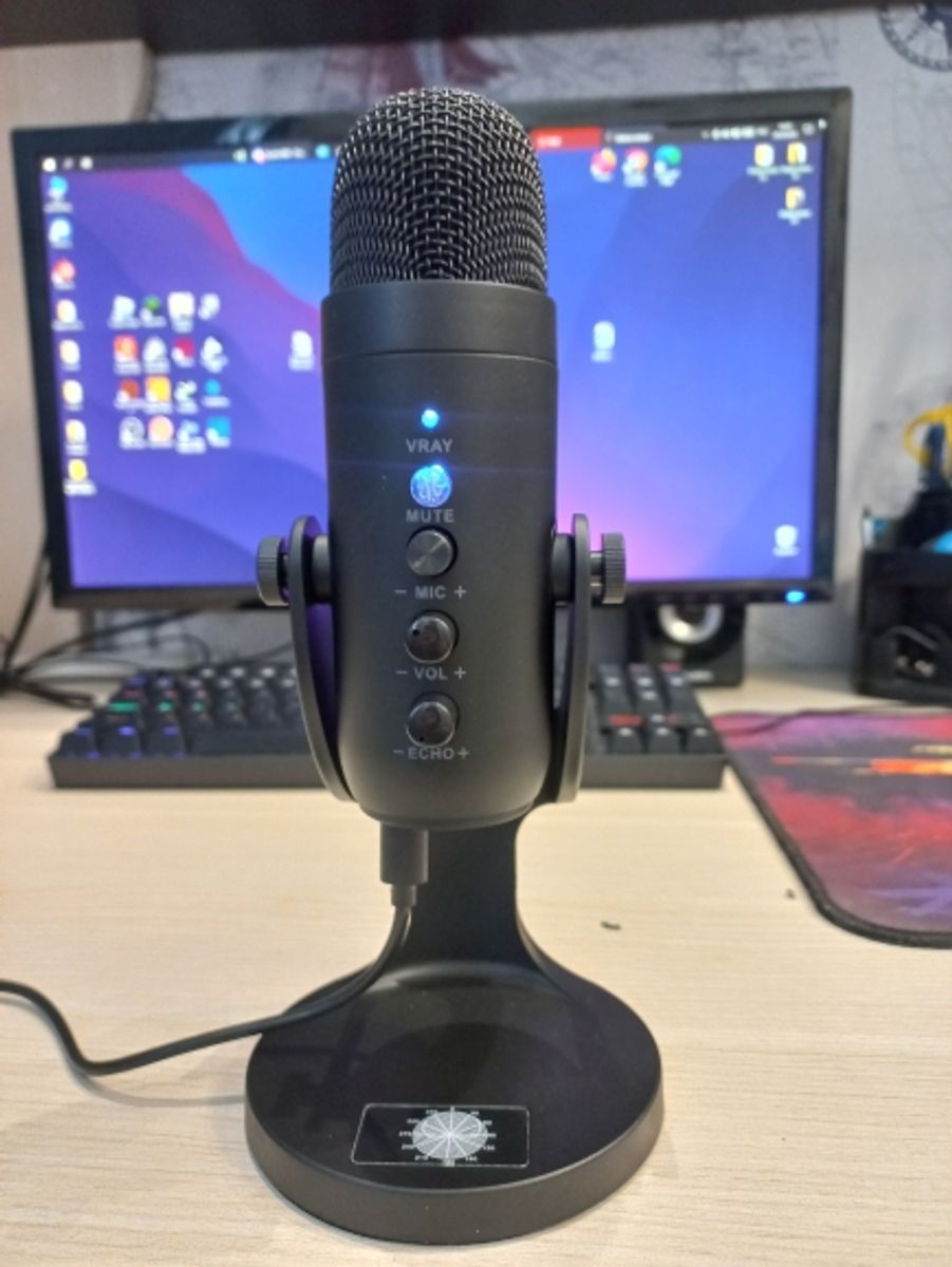 Mu900 Condensador Microfone Estúdio de Gravação Usb Microfone para ...