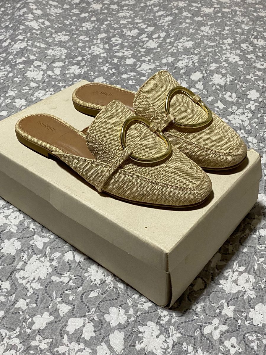 Mule Bege Feminino | Sapato Feminino Sanato Usado 85583012 | enjoei