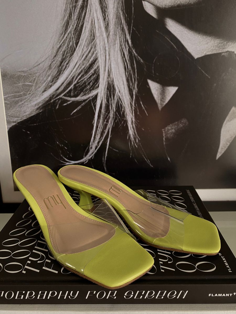 Mule Lima Vinil My Shoes | Sandália Feminina My Shoes Usado 71545425 ...