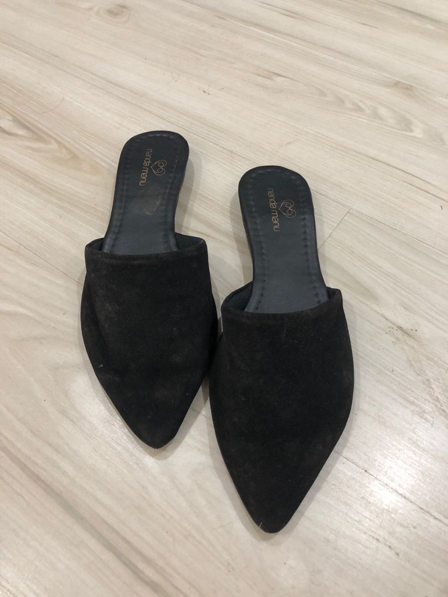 Mule Preto Elegante e Lindo | Sapato Feminino Usado 82723990 | enjoei