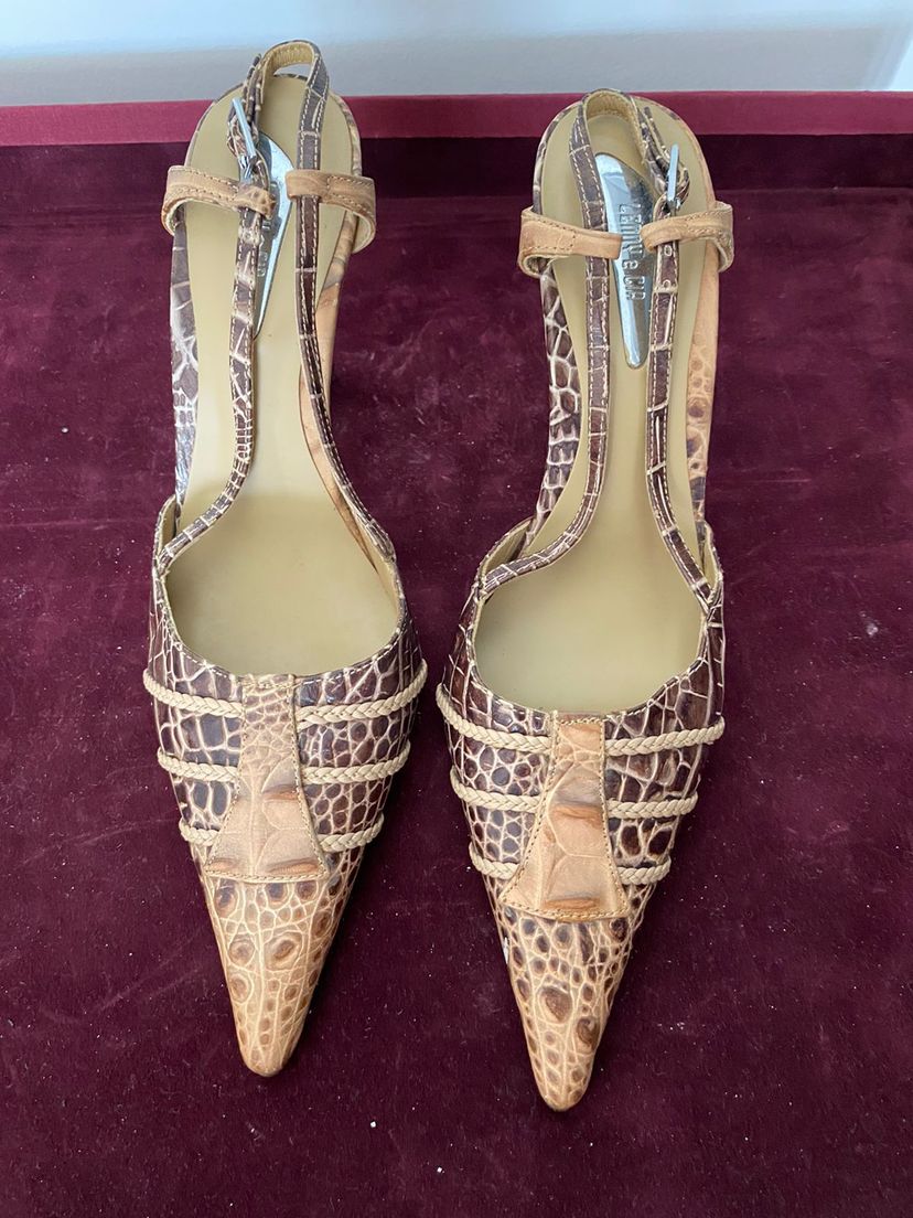 Mule Salto Alto, Lenny & Cia | Sapato Feminino Lenny & Cia Usado 61835762 | enjoei