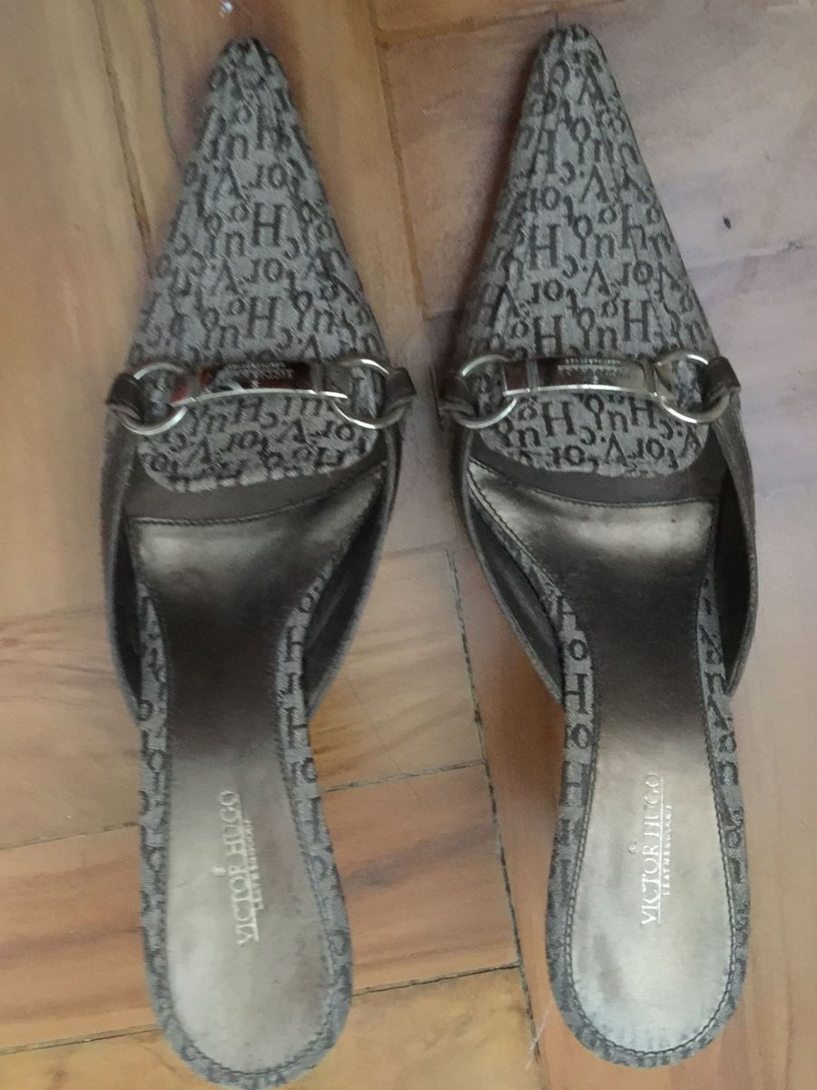 Mule Victor Hugo Original Tam 34 | Sapato Feminino Victor Hugo Usado ...