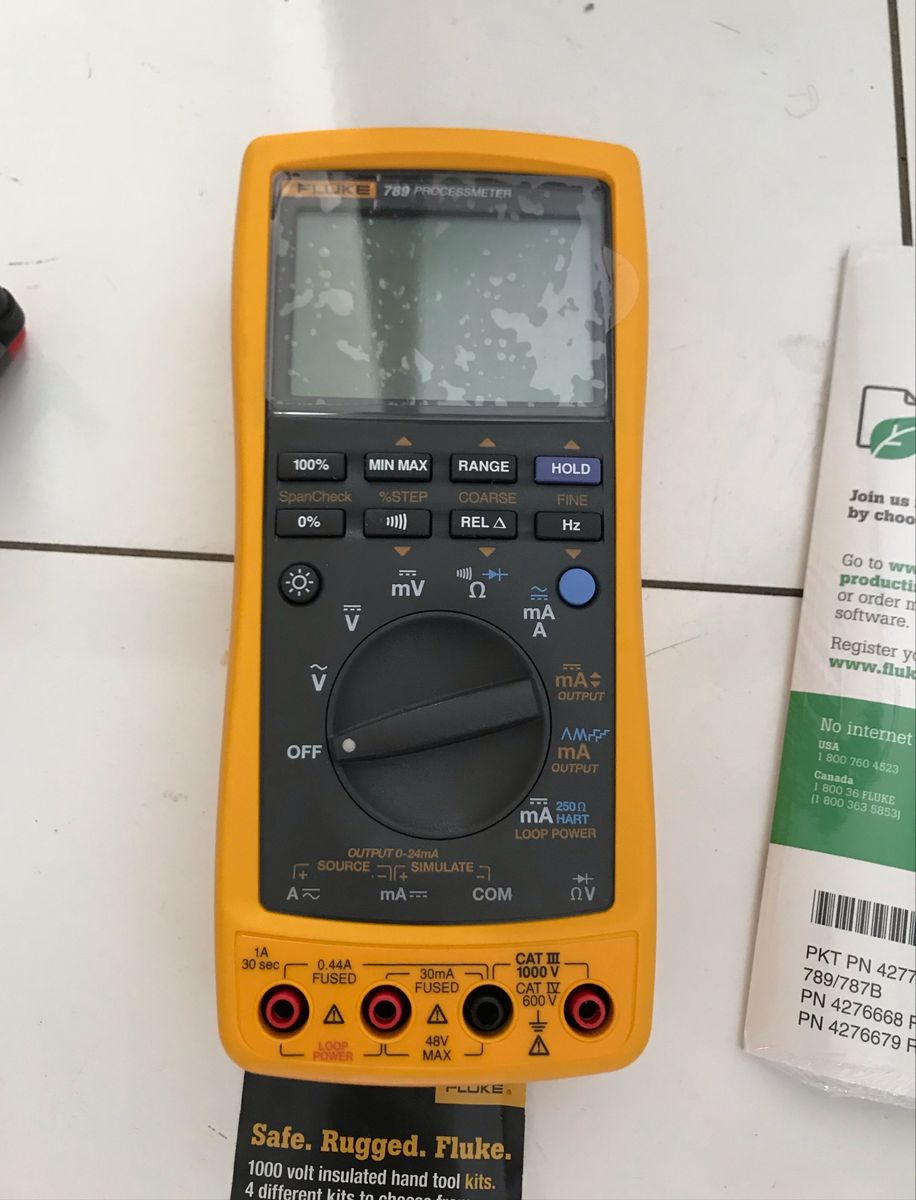 Multímetro Fluke 789 Multicalibrador | Carro Fluke Usado 52872008 | enjoei