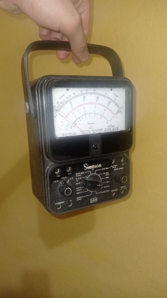 Multímetro Simpson Analógico | Produto Vintage e Retro Simpson Usado ...