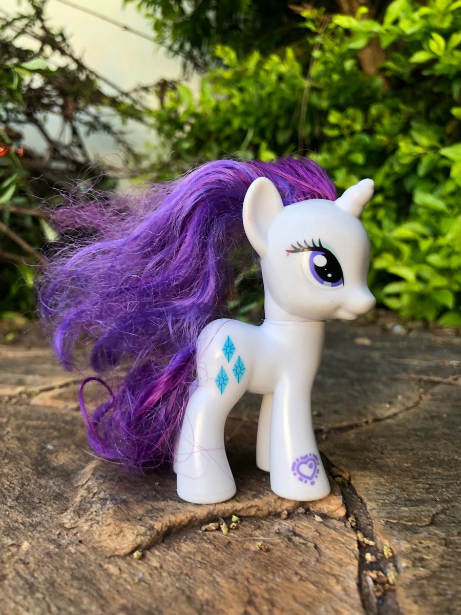 My Little Pony Brushable Mane Six Rarity | Brinquedo Hasbro Usado ...
